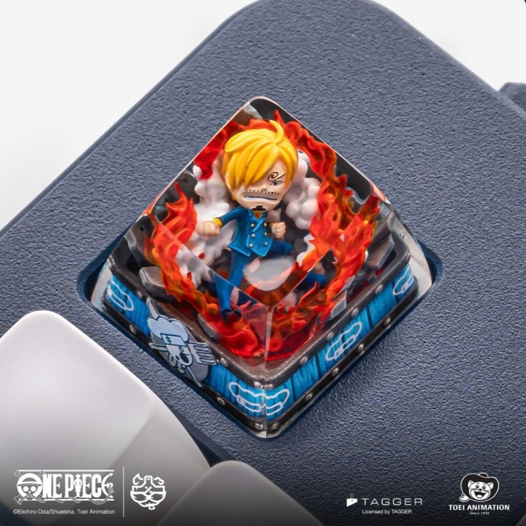 Dwarf Factory x One Piece Artisan keycap limited edition, Computers ...