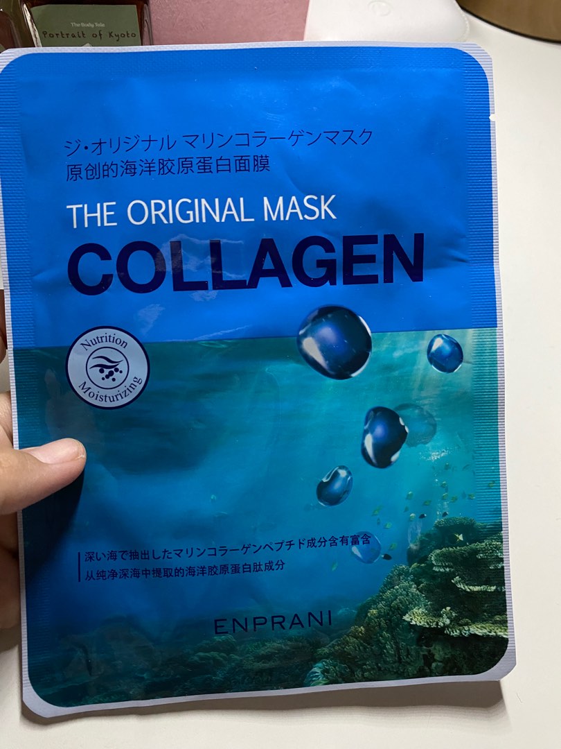 Enprani Collagen Mask Original Korea, Kesehatan & Kecantikan, Kulit ...