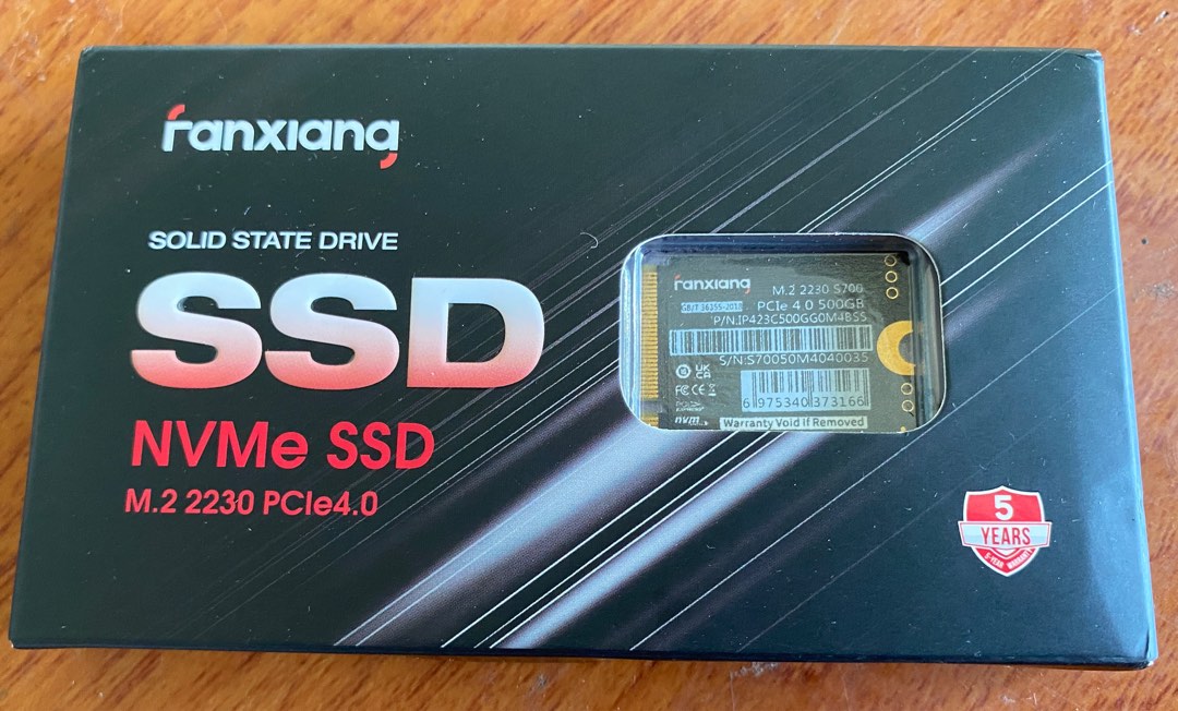 Fanxiang SSD M.2 2230 PCIe Gen4x4 Internal Solid State Drive 4850MB/S ...