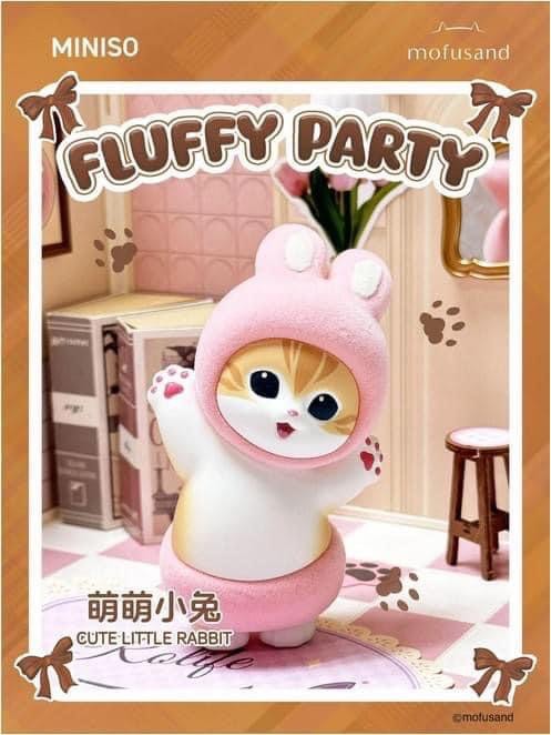Fluffy party mofusand figures - bunny&monkey, Hobbies & Toys, Toys ...