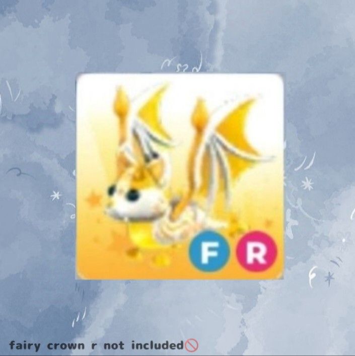 FR Fairy bat dragon ( Adopt me pets ), Hobbies & Toys, Toys & Games on ...