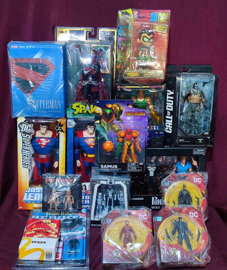 Justice League Animated Gong Superman Spawn Robin Street Fighter Guile ...