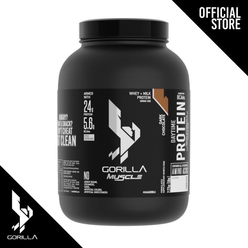 GORILLA Muscle Whey Protein Isolate 1kg (2.2lbs), Health & Nutrition ...
