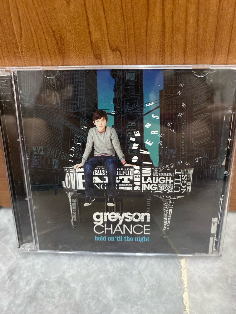 Greyson Chance Hold on til the Night CD DVD, Hobbies & Toys, Music ...
