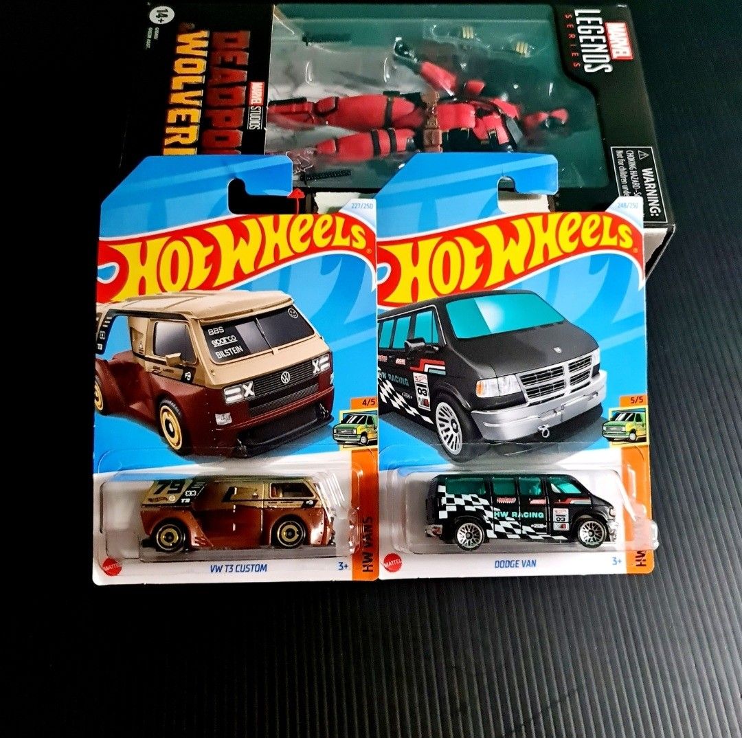 Hot Wheels Dodge Van HW Racing, VW T3 Custom Volkswagen Hotwheels Vans ...