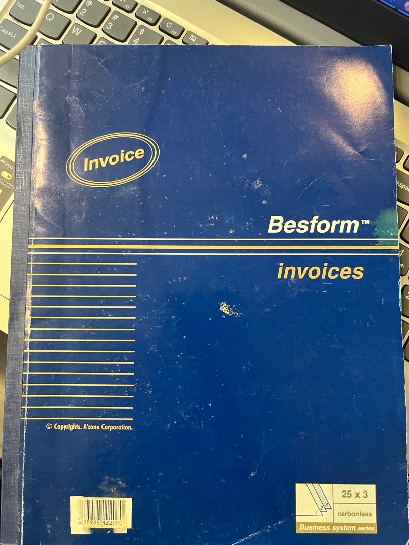 Invoice booklet, Hobbies & Toys, Stationery & Craft, Stationery ...