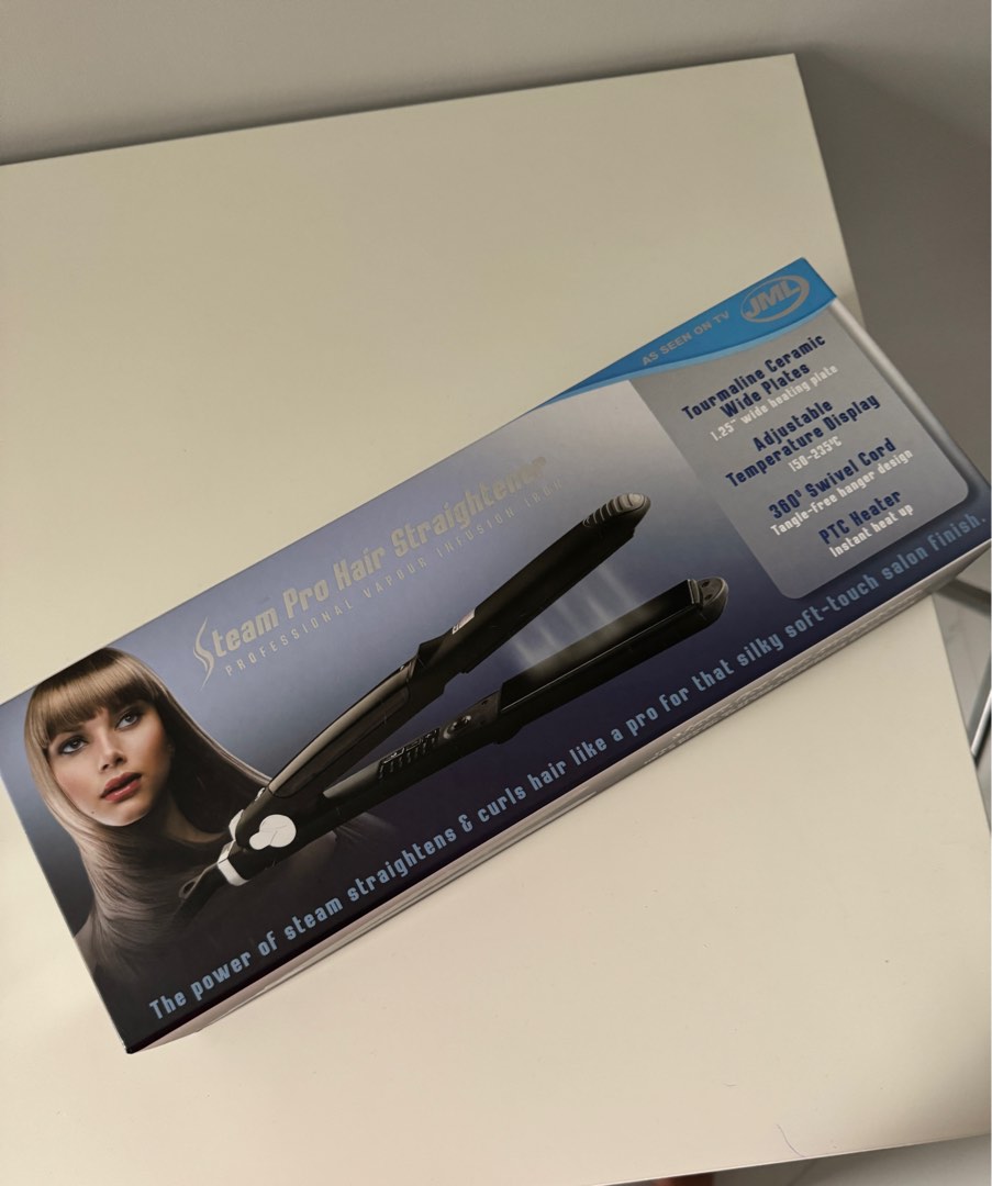 JML Steam Hair Pro Straightener S-PRO, Women's Fashion, Watches ...