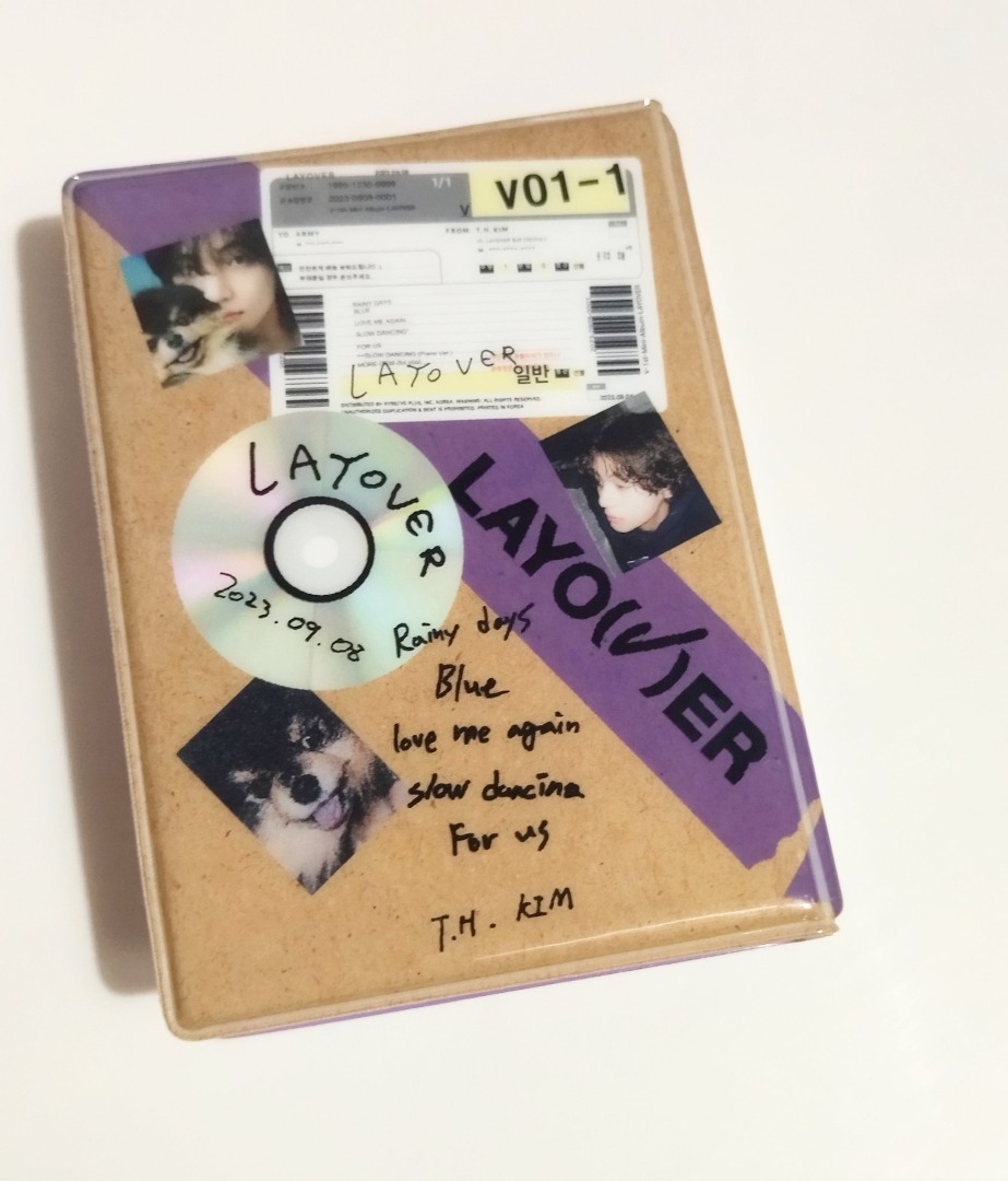 Kim Taehyung Layover Photocards Collect Book, Hobbies & Toys ...