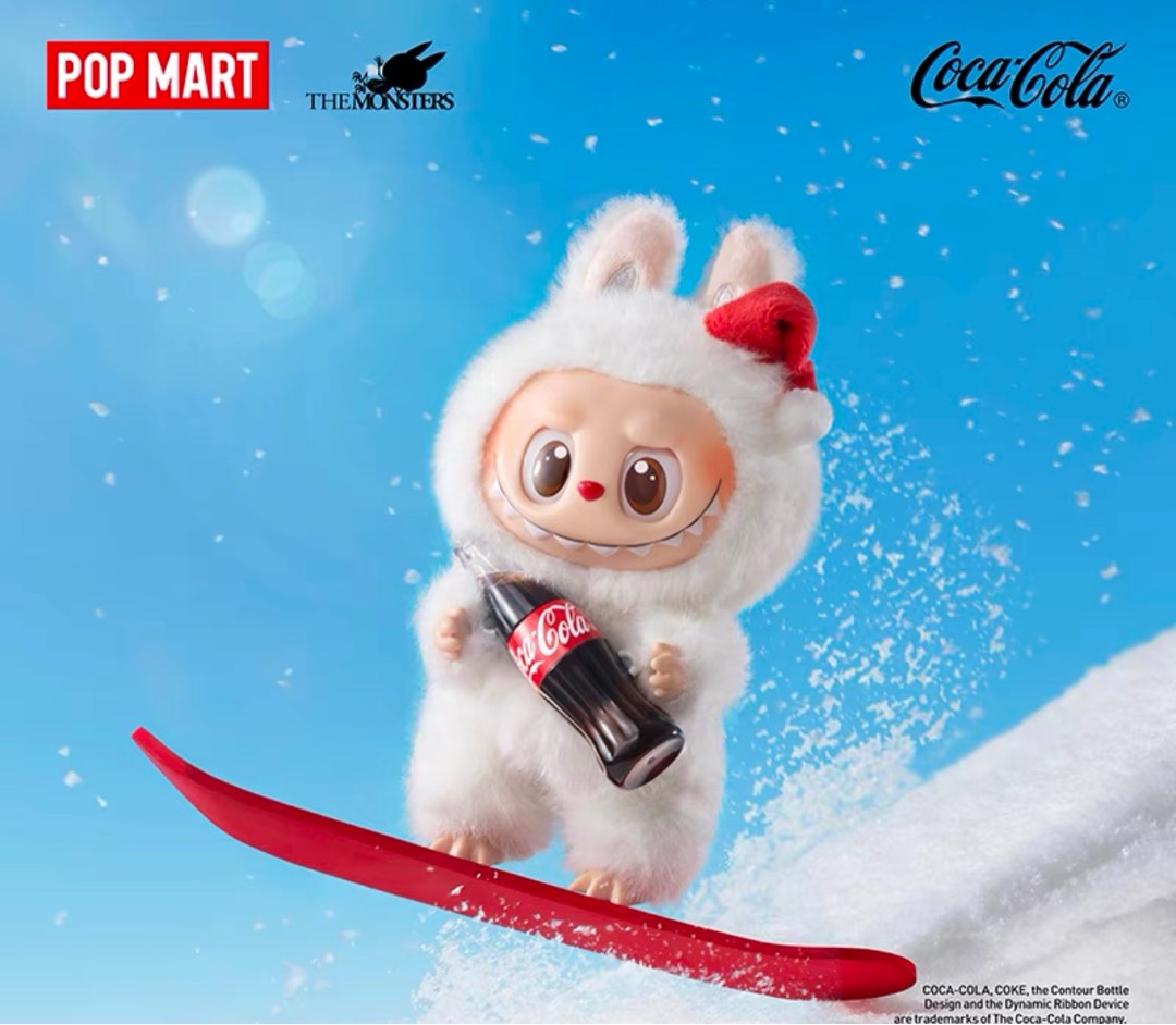 Labubu Coke Plush (V1 standing), Hobbies & Toys, Toys & Games on Carousell