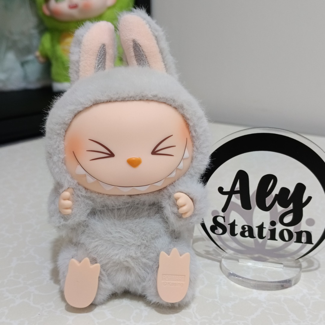 Labubu Have A Seat Plush: Hehe, Hobbies & Toys, Toys & Games on Carousell