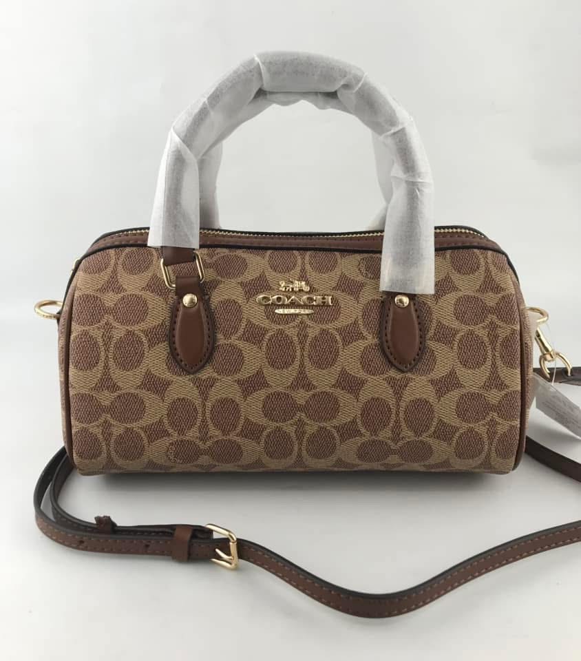 Lacey Long Barrel Signature Brown, Women's Fashion, Bags & Wallets ...