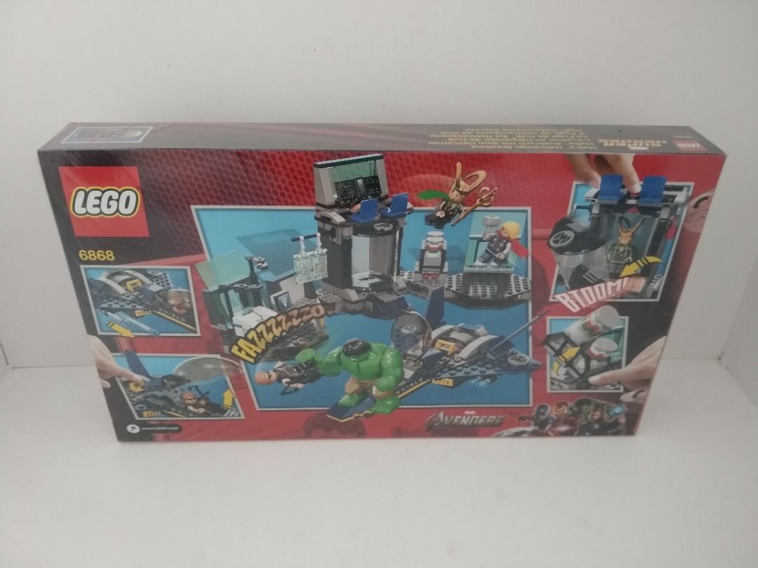 LEGO 6868 Avengers Hulk's Helicarrier Breakout 復仇者聯盟 變形俠醫空母突圍, 興趣及遊戲 ...