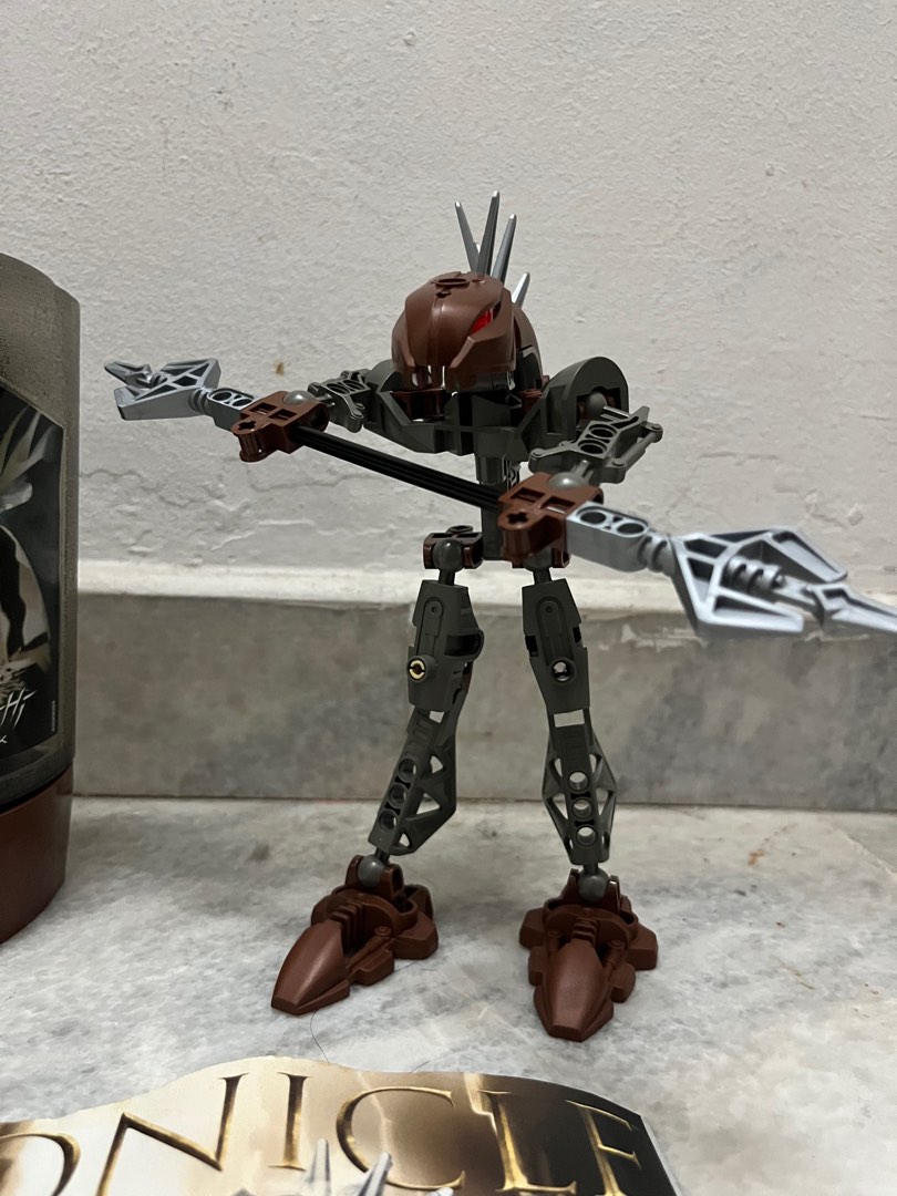 Lego Bionicle Brown Rahkshi, Hobbies & Toys, Toys & Games on Carousell