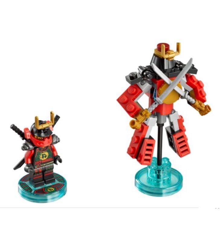 Lego Dimensions 71216 Ninjago Nya And Samurai Mech No Box, Hobbies ...