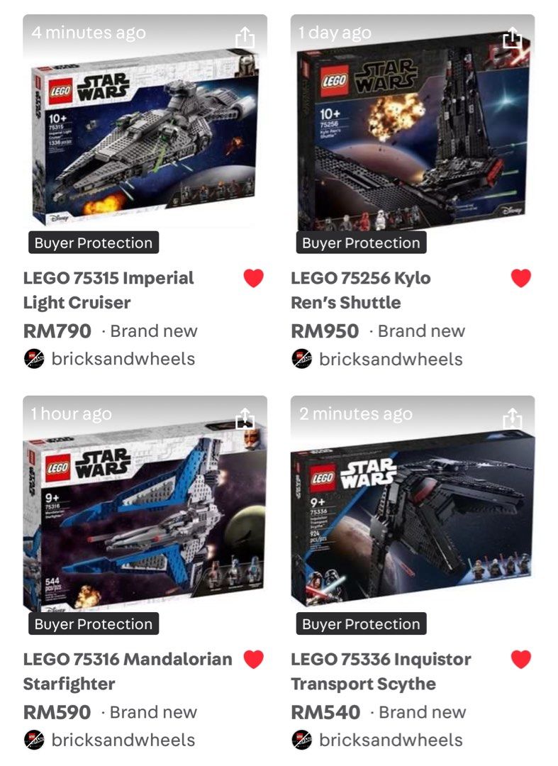 LEGO Star Wars Collection, Hobbies & Toys, Toys & Games on Carousell