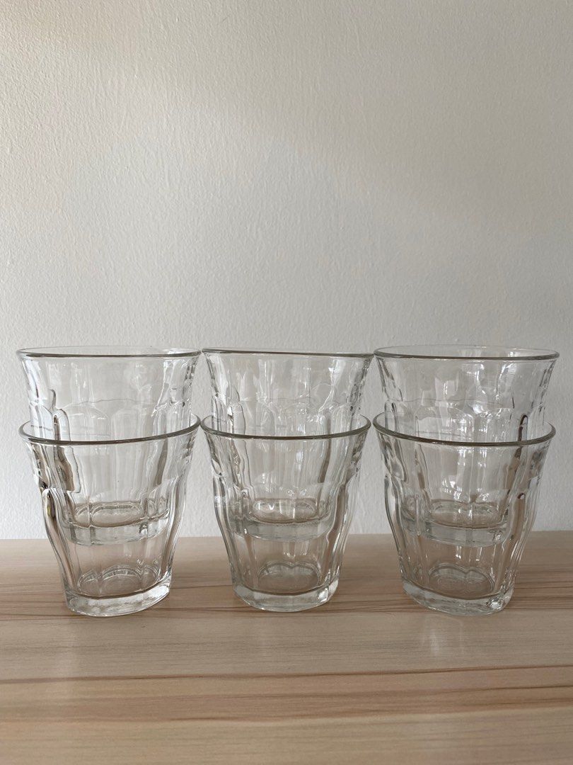 [Made in France] Set of 30 Latte Glasses - DURALEX PICARDIE, Furniture ...