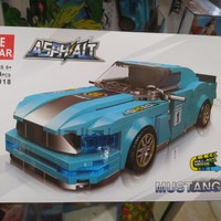 Mainan Balok Susun Asphalt Ford Mustang Brick, Toys & Collectibles ...