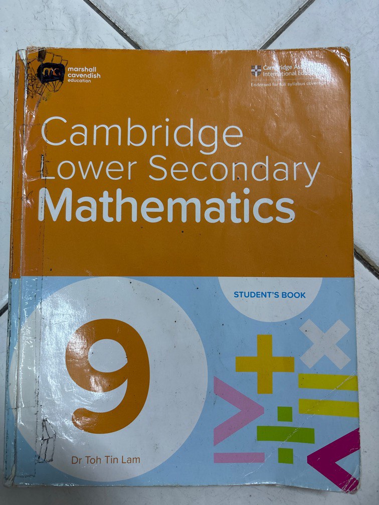 MC Cambridge Lower Secondary Mathematics Grade 9 Student Book, Hobbies & Toys, Books & Magazines ...