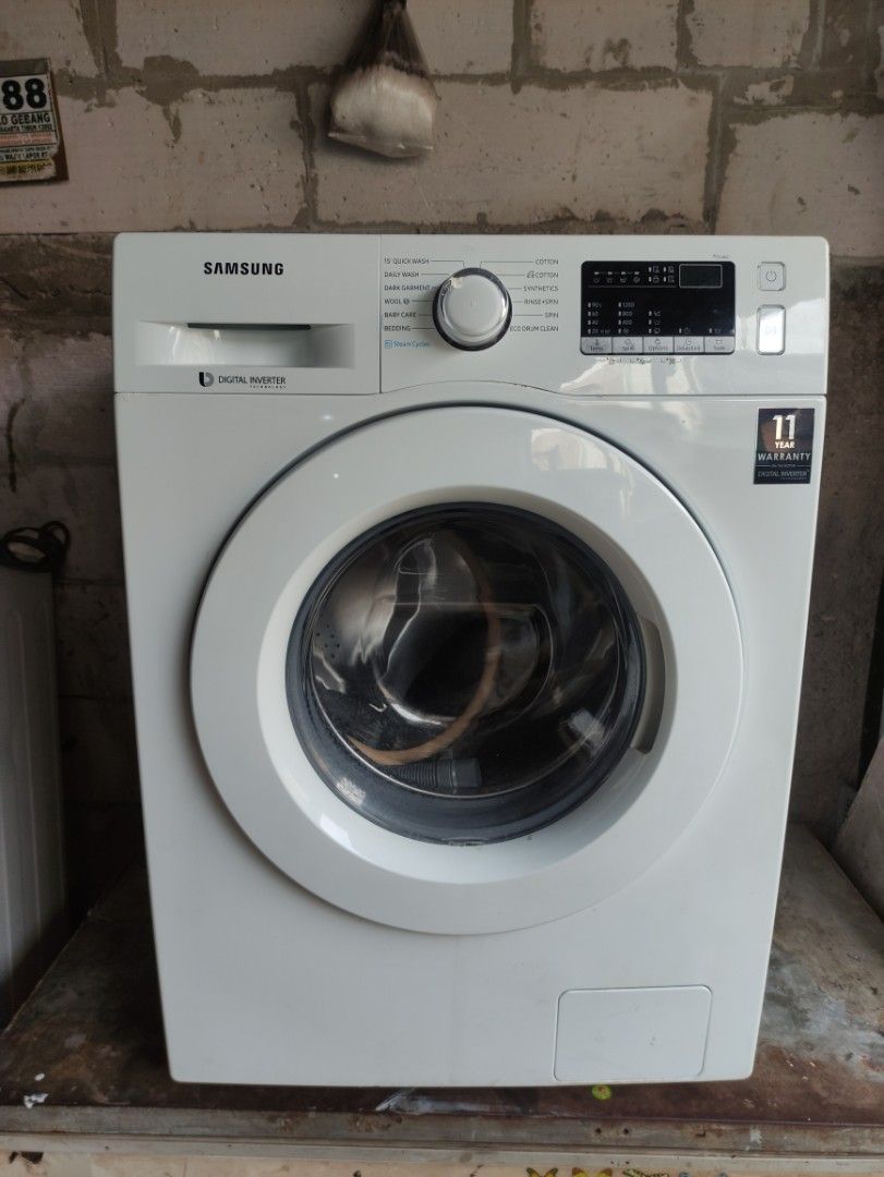 Mesin cuci front loading samsung digital inverter 7 KG, Elektronik ...