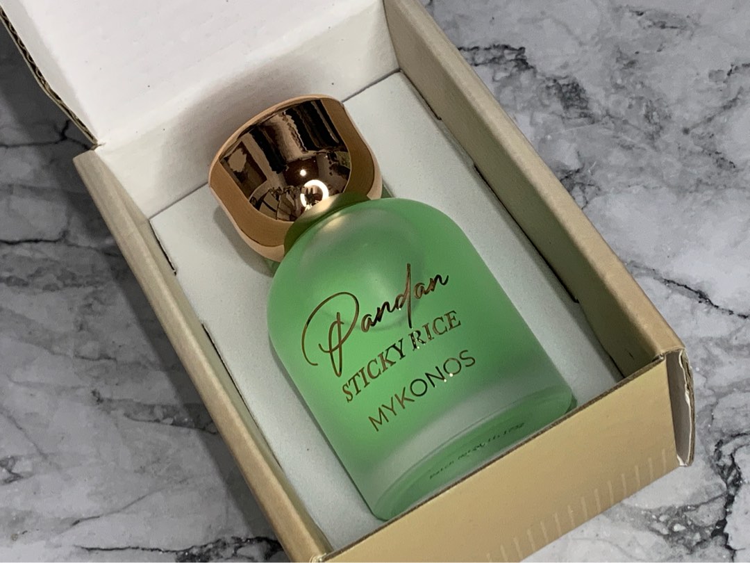 Mykonos Pandan Sticky Rice 50ml, Kesehatan & Kecantikan, Parfum, Kuku ...
