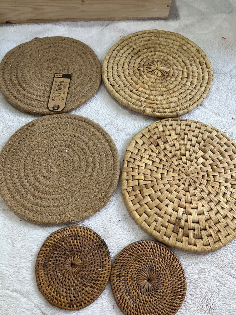 Native Placemats/Hot Pot Mats with coaster, Furniture & Home Living ...