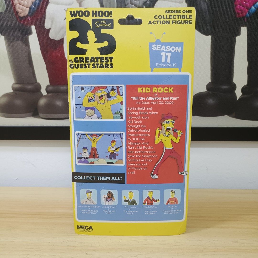NECA THE SIMPSONS 25 OF THE GREATEST GUEST STARS SERIES ONE KID ROCK ...