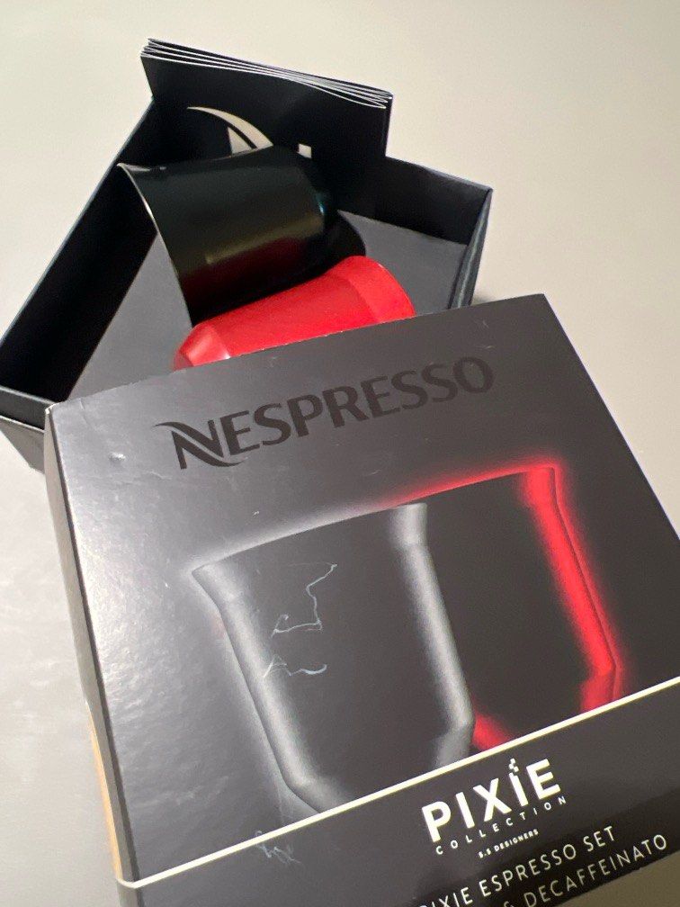 Nespresso Pixie Espresso Set, Food & Drinks, Beverages on Carousell