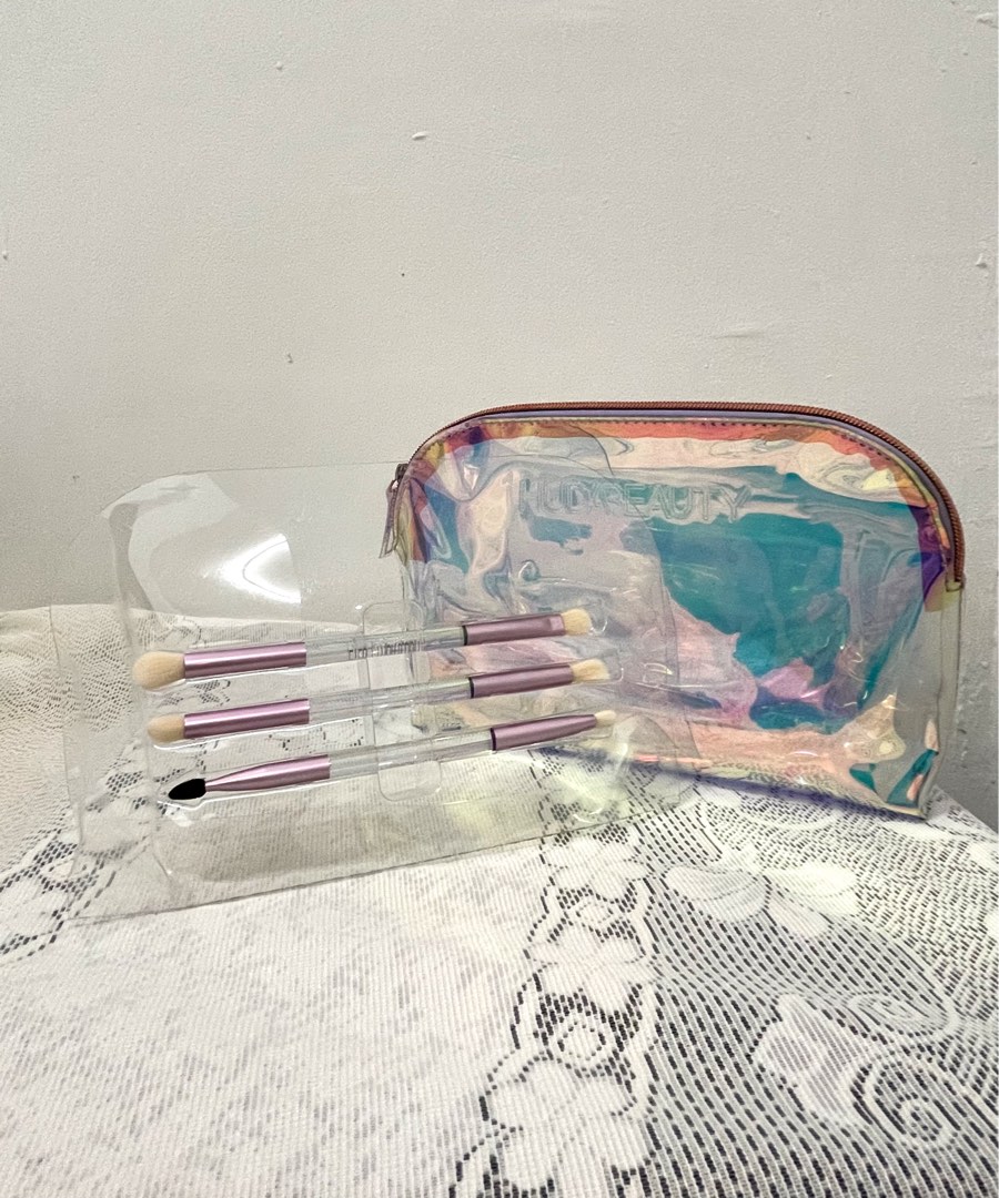 [New] Huda Beauty 3 Makeup Brushes ( Huda Beauty Eyes | Pack & Buff and ...