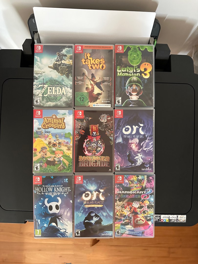 Nintendo Switch game Zelda tears of the kingdom / It takes two / Luigi ...