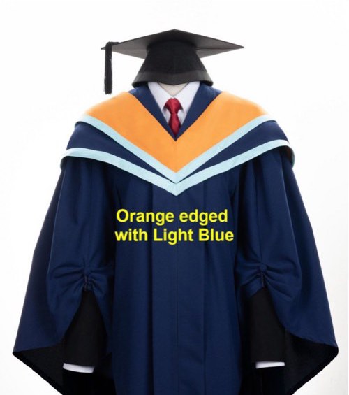 NTU NBS graduation gown and mortarboard set, Men's Fashion, Coats ...