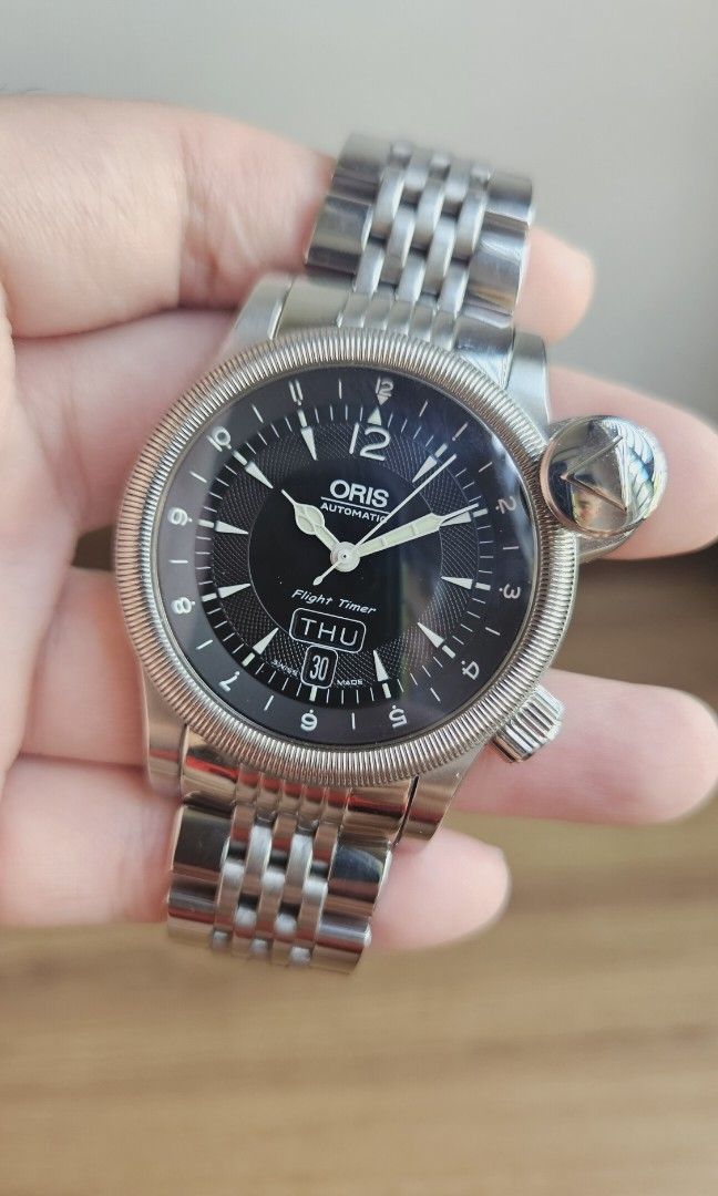 Oris Flight Timer Day Date, Men's Fashion, Watches & Accessories, Watches on Carousell