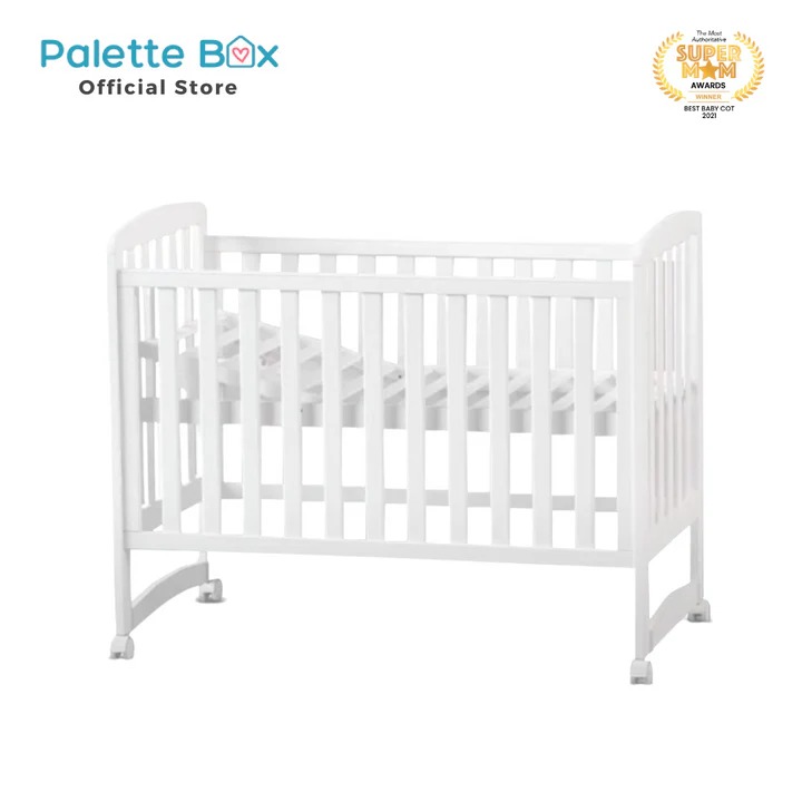 palette box sweet dreams 7-in-1 convertible baby cot with rocker drop ...