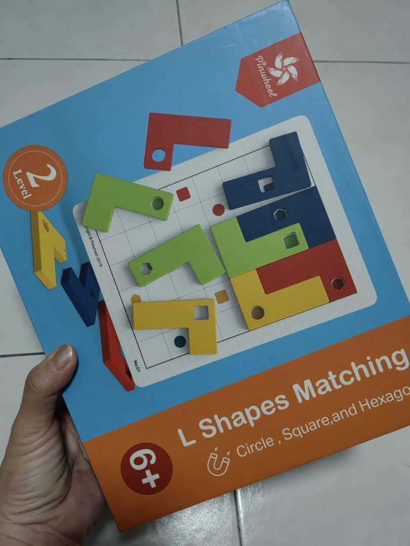 Pinwheel L Shape Matching Game, Hobbies & Toys, Toys & Games on Carousell