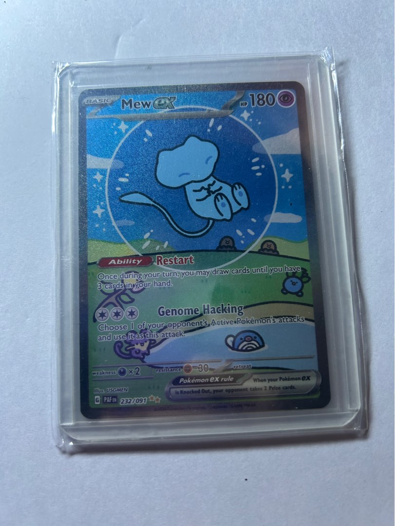 Pokemon Basic Mew EX 232/091, Hobbies & Toys, Toys & Games on Carousell