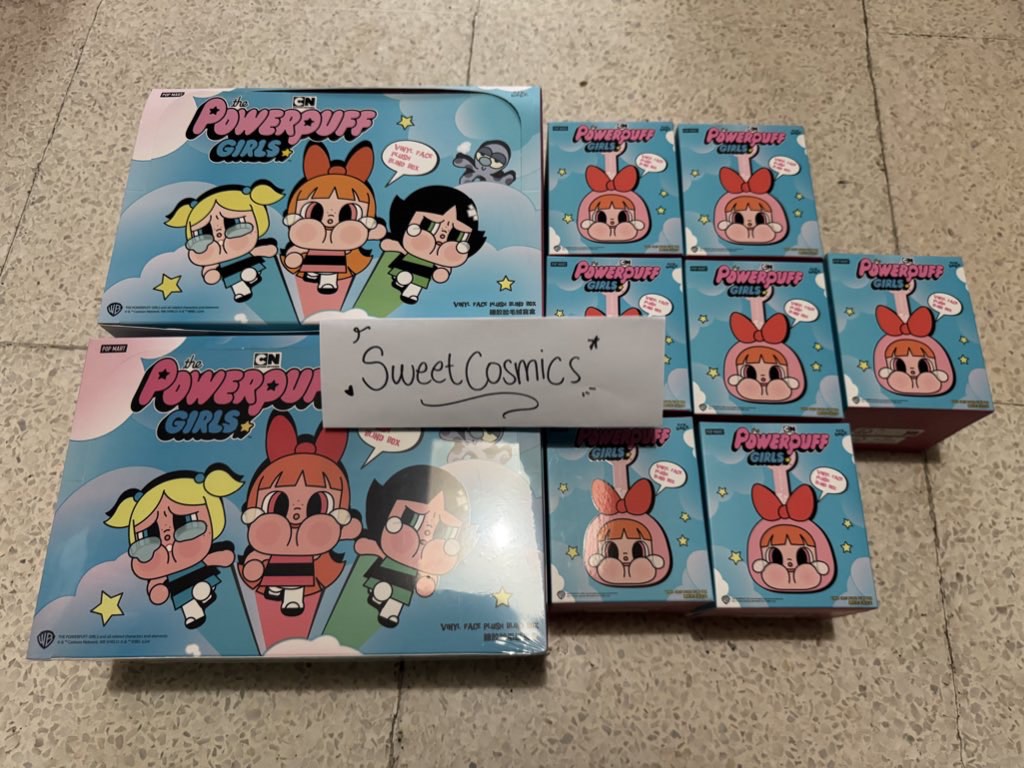 Pop mart crybaby powerpuff girls pendant keychain, Hobbies & Toys, Toys ...