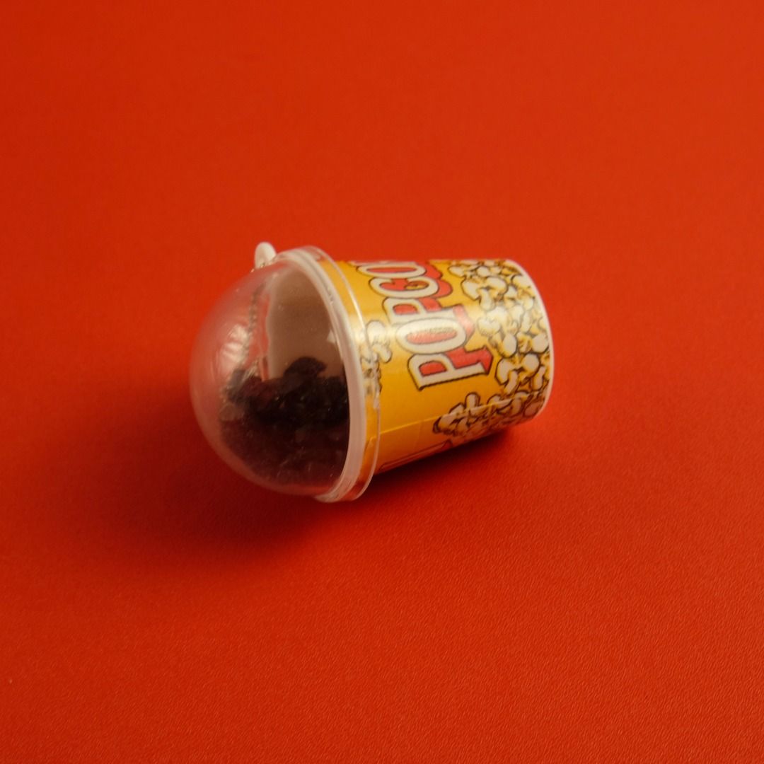 Popcorn Tub Kaleng Miniature Charm Blind Box Trinket Gachapon Gacha ...