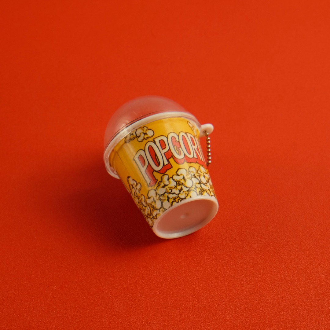 Popcorn Tub Kaleng Miniature Charm Blind Box Trinket Gachapon Gacha ...