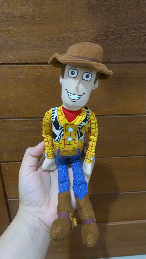 PRELOVED LIKE NEW Woody Toy Story Toys Boneka Doll Posh Paws teman Buzz ...