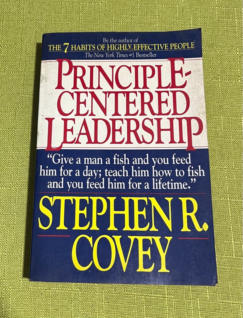 Principle Centered Leadership - Stephen Covey, Hobbies & Toys, Books ...