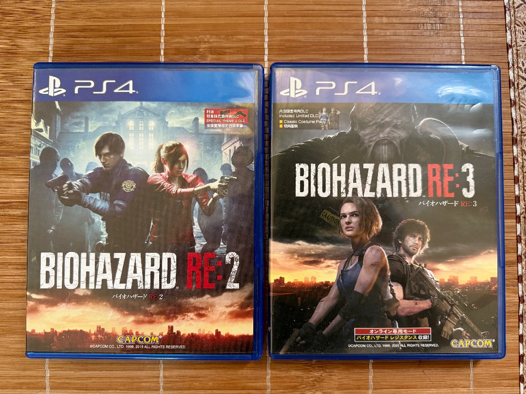 Ps4 biohazard re3 and re2 remake 中文版 行貨, 電子遊戲, 電子遊戲, PlayStation ...