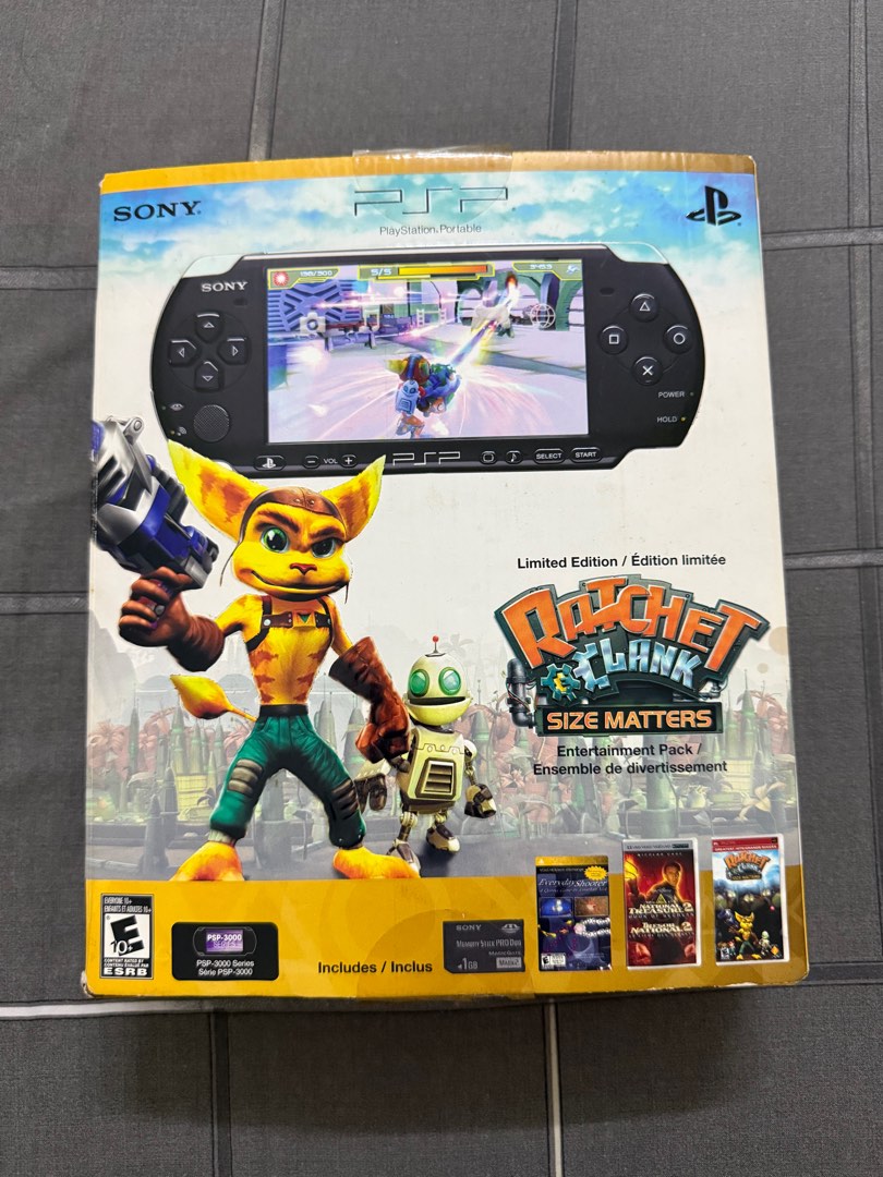 PSP Ratchet and Clank Limited Edition Bundle, Video Gaming, Video Game ...