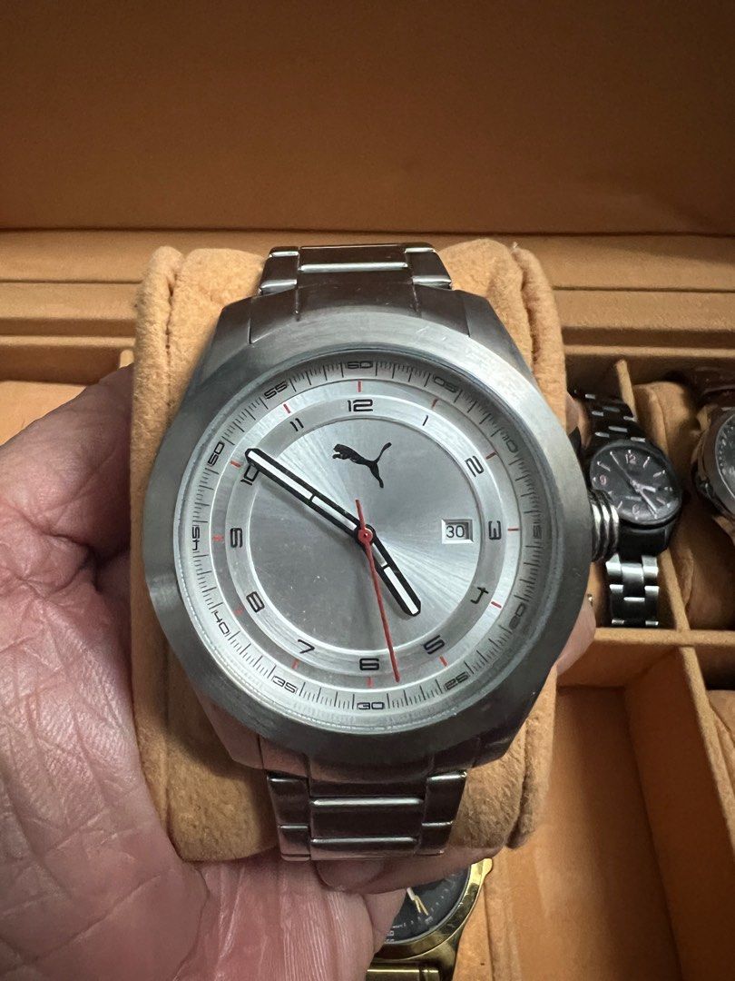 PUMA STAINLESS STEAL WATCH, Men's Fashion, Watches & Accessories, Watches on Carousell