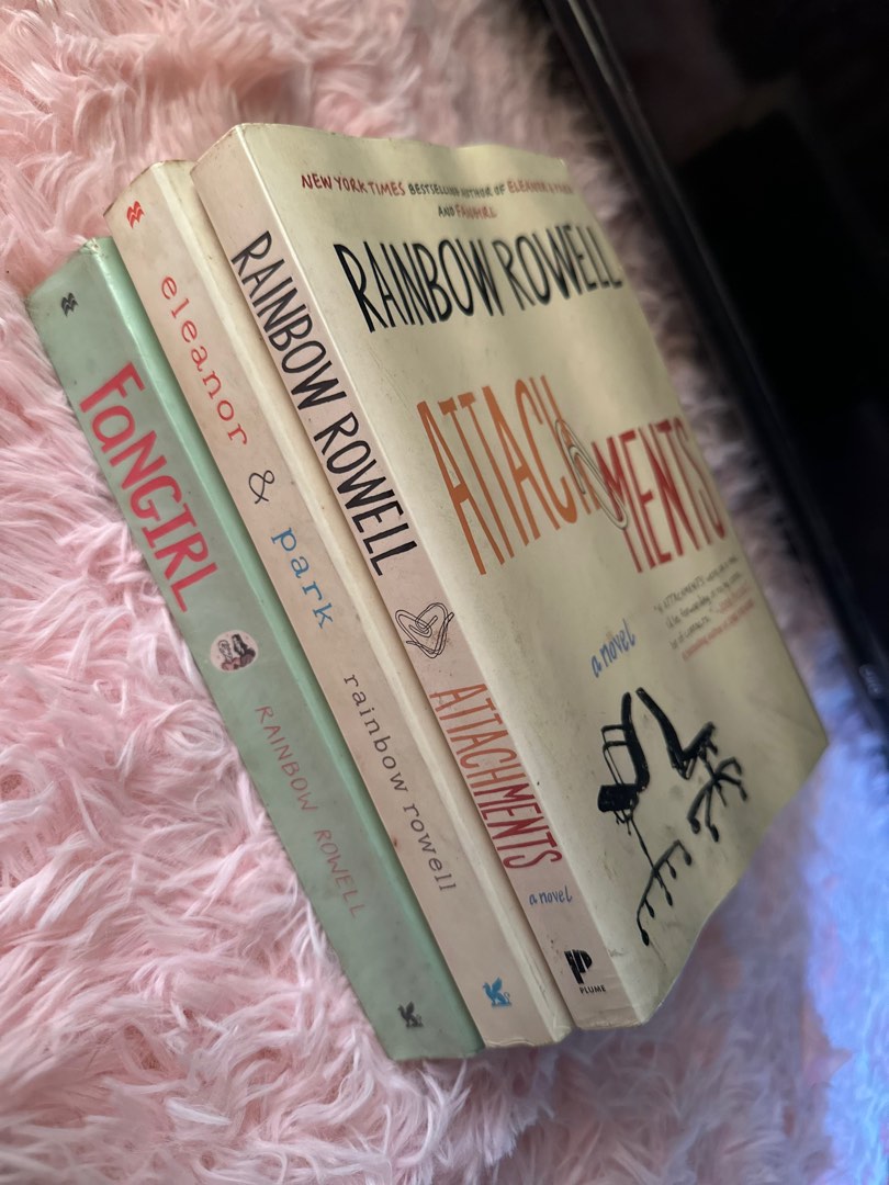 Rainbow Rowell Books Bundle - Eleanor & Park, Attachments, Fangirl ...