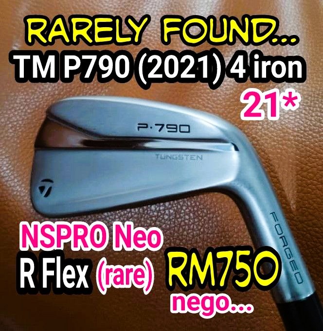 RARE FLEX!!! 2021 Taylormade P790 (Forged) 4 iron with NSPRO 950GH Neo ...