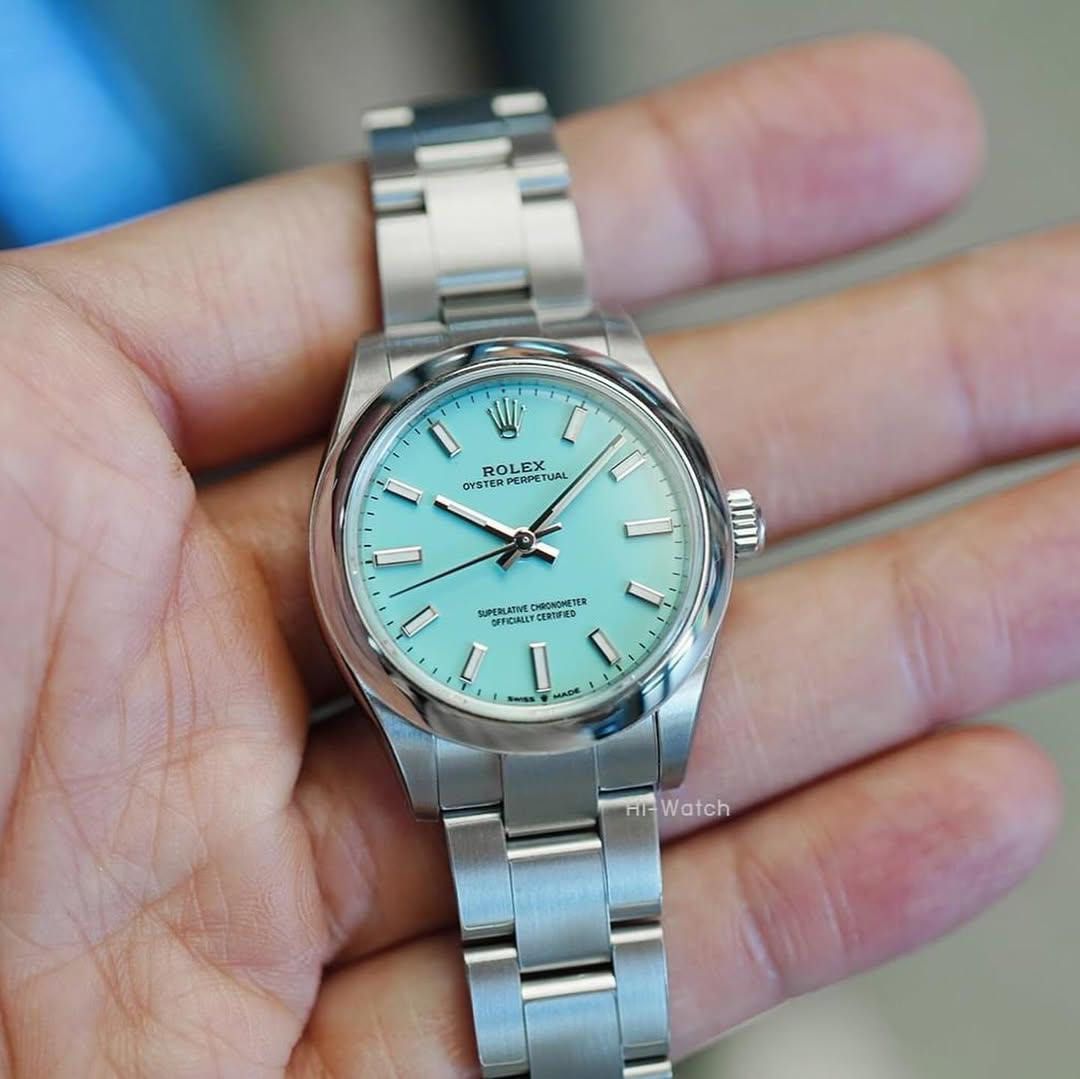 Rolex OP 277200 Tiffany Blue, Luxury, Watches on Carousell