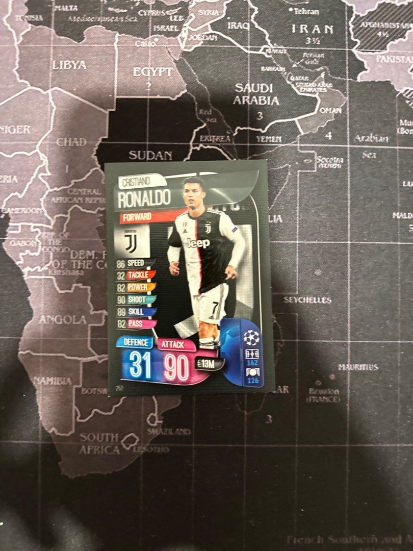 Ronaldo Match Attax Card, Hobbies & Toys, Toys & Games on Carousell