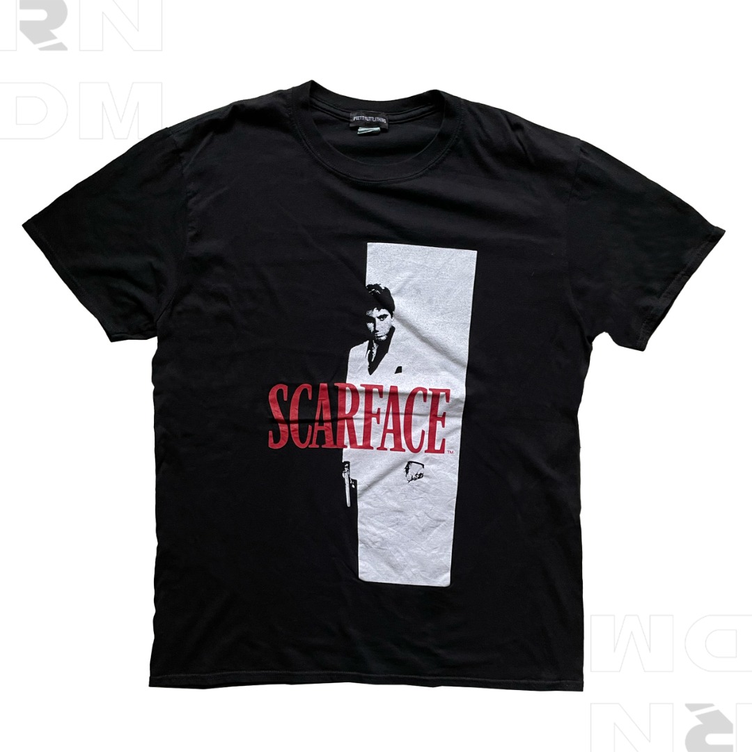 Scarface x PrettyLittleThings Movie Poster Shirt, Men's Fashion, Tops ...