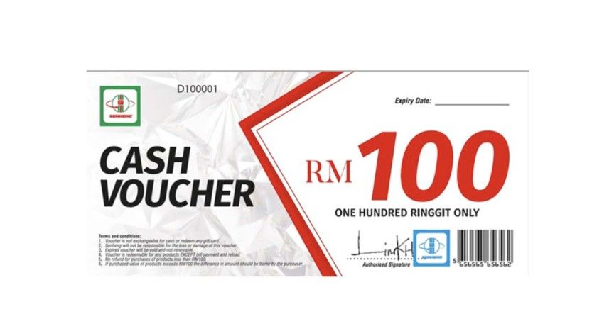Senheng / SenQ cash vouchers - RM100, Tickets & Vouchers, Vouchers on ...