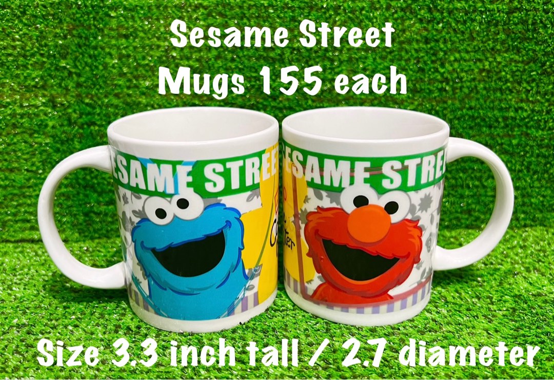 Sesame Street Ceramics Mug, Furniture & Home Living, Kitchenware ...