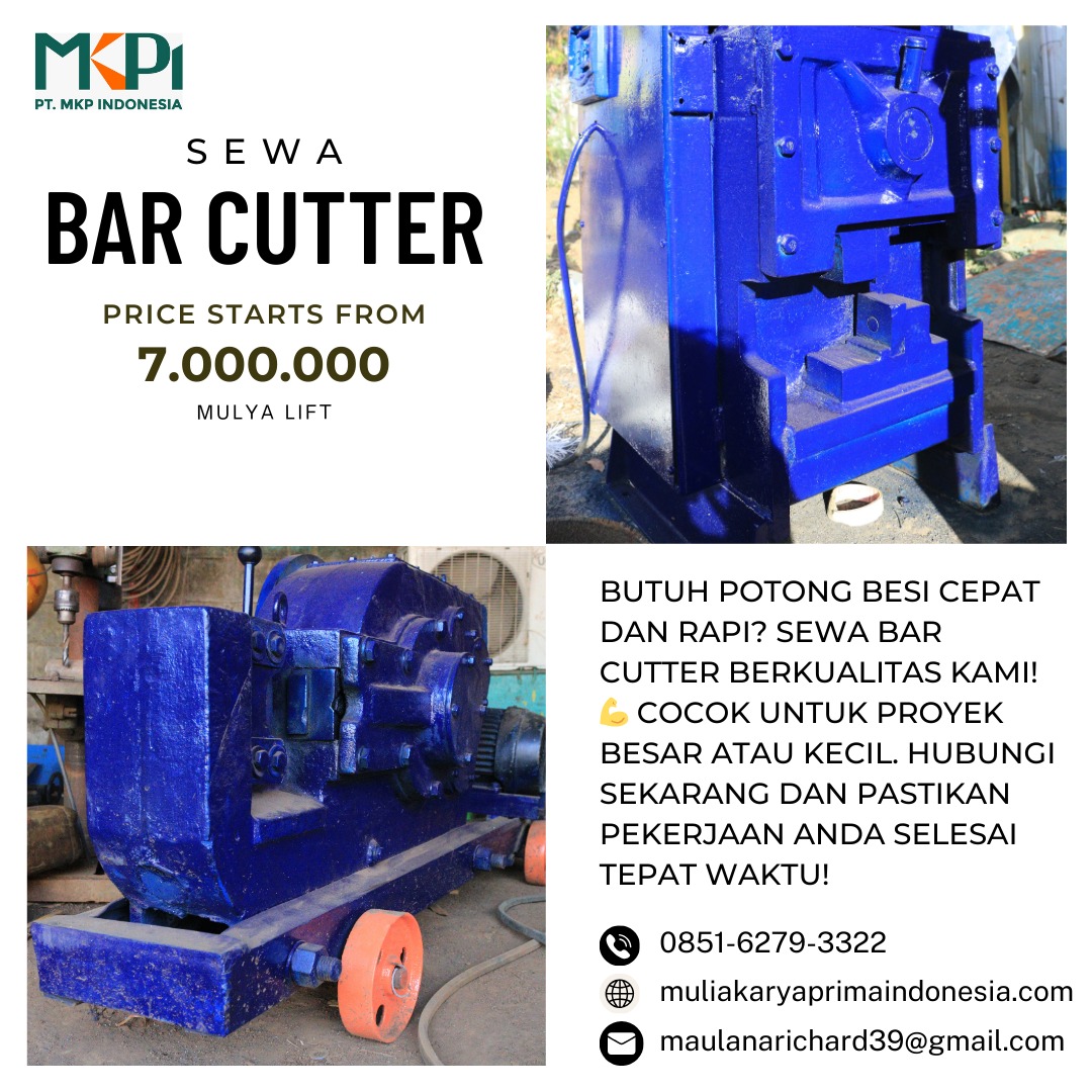 Sewa Bar Bender Bar Cutter 8-32MM Murah | Bending Cutting | Lift Barang ...